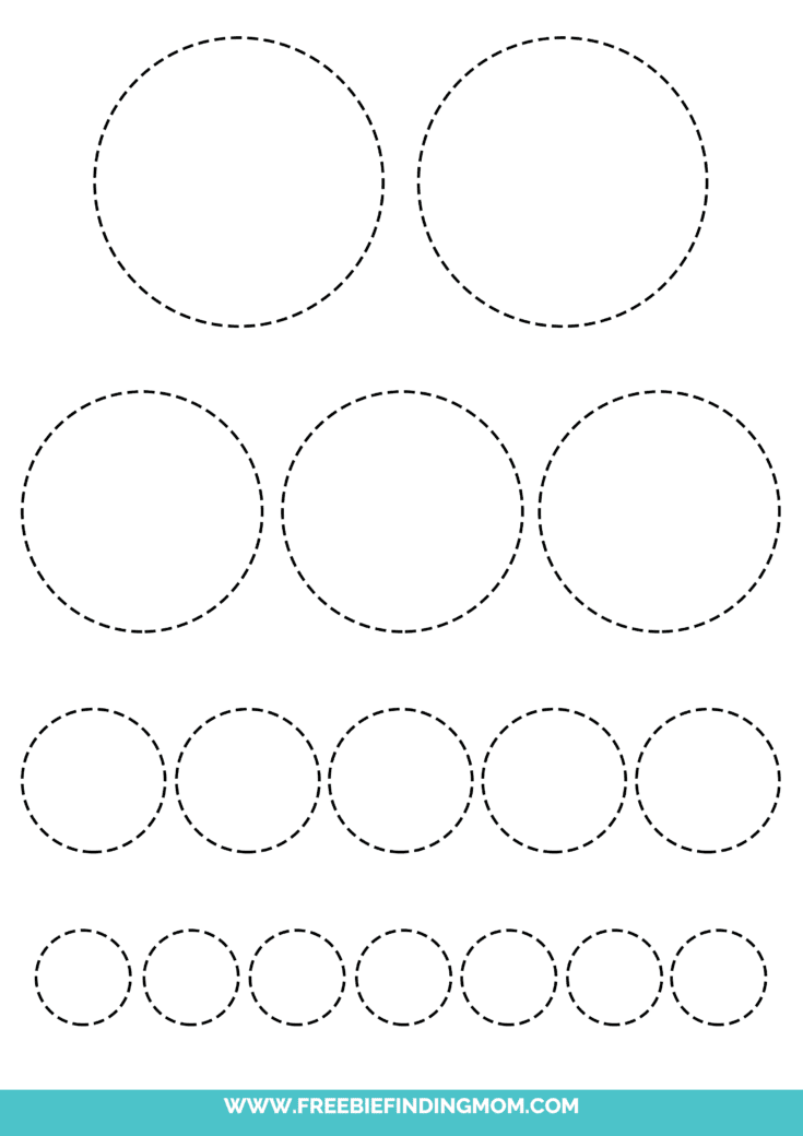 Printable Shape Tracing Worksheets - Freebie Finding Mom