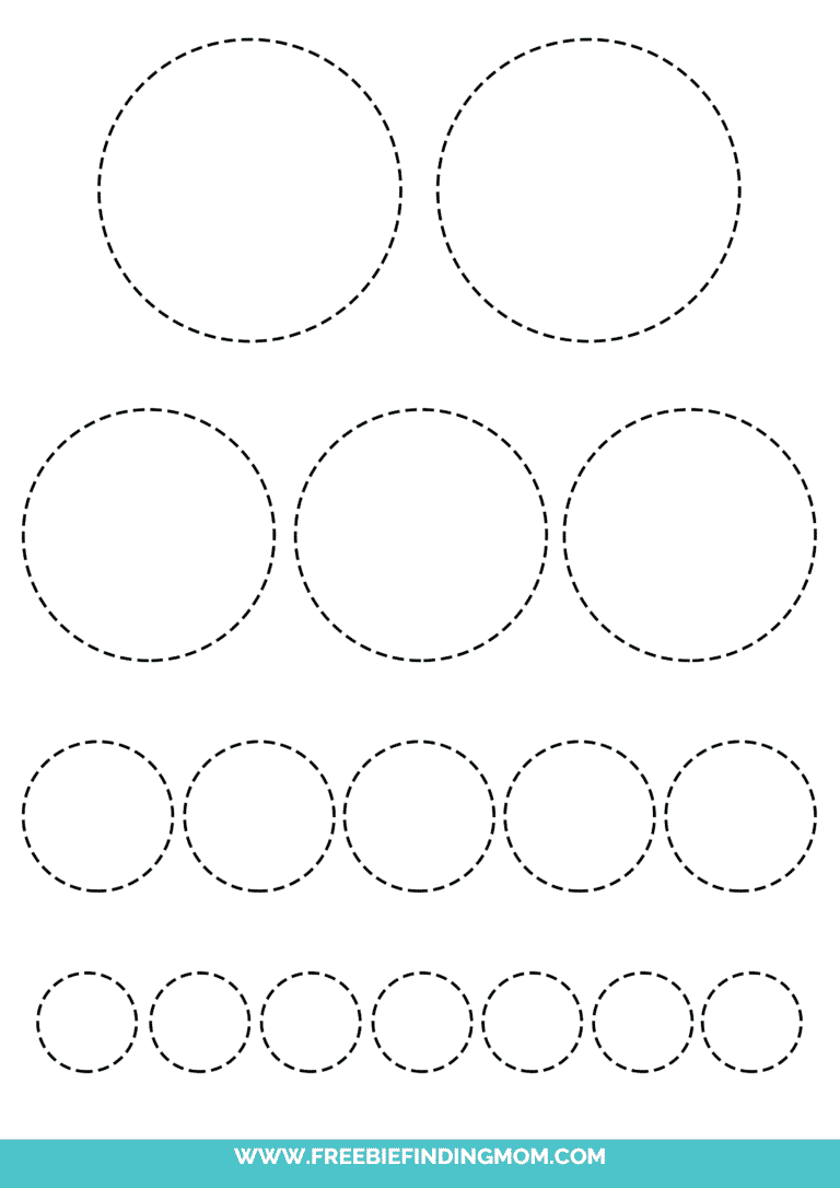 Printable Shape Tracing Worksheets - Freebie Finding Mom