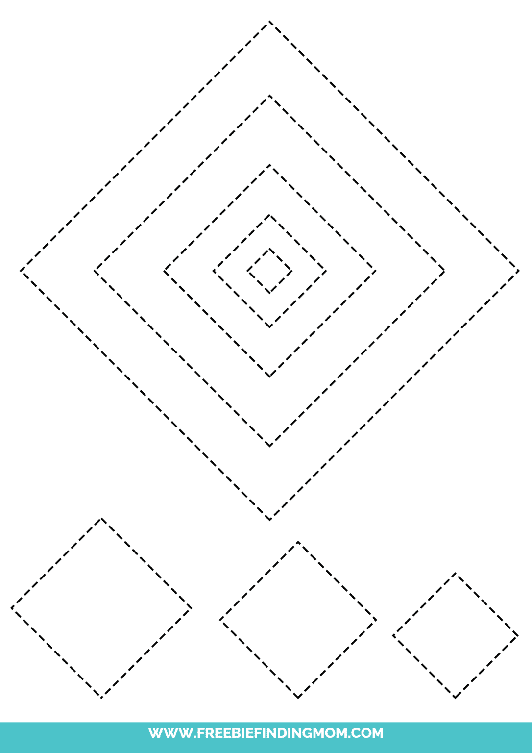 Free Printable Diamond Shape
