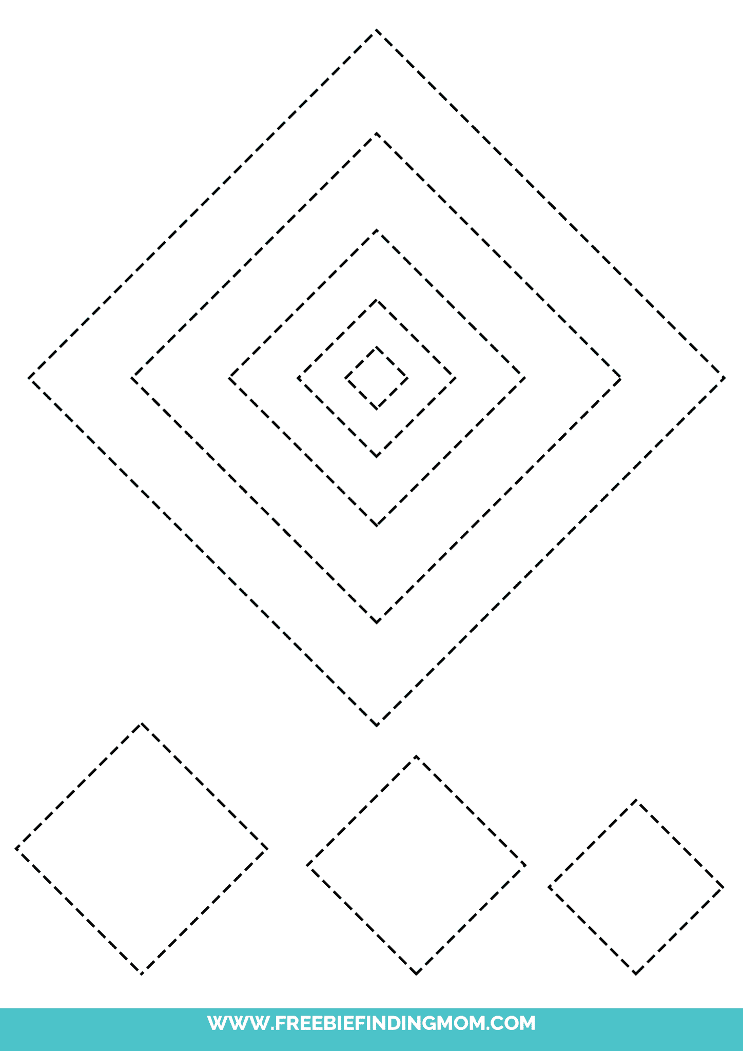 Free Printable Diamond Shape