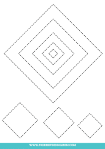 Free Printable Diamond Shape