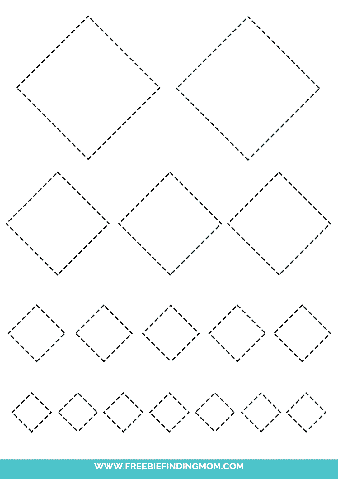 Free Printable Diamond Shape