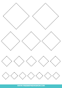 Printable Shape Tracing Worksheets - Freebie Finding Mom
