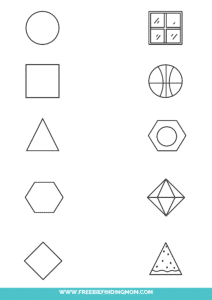 Printable Preschool Shapes Worksheets - Freebie Finding Mom