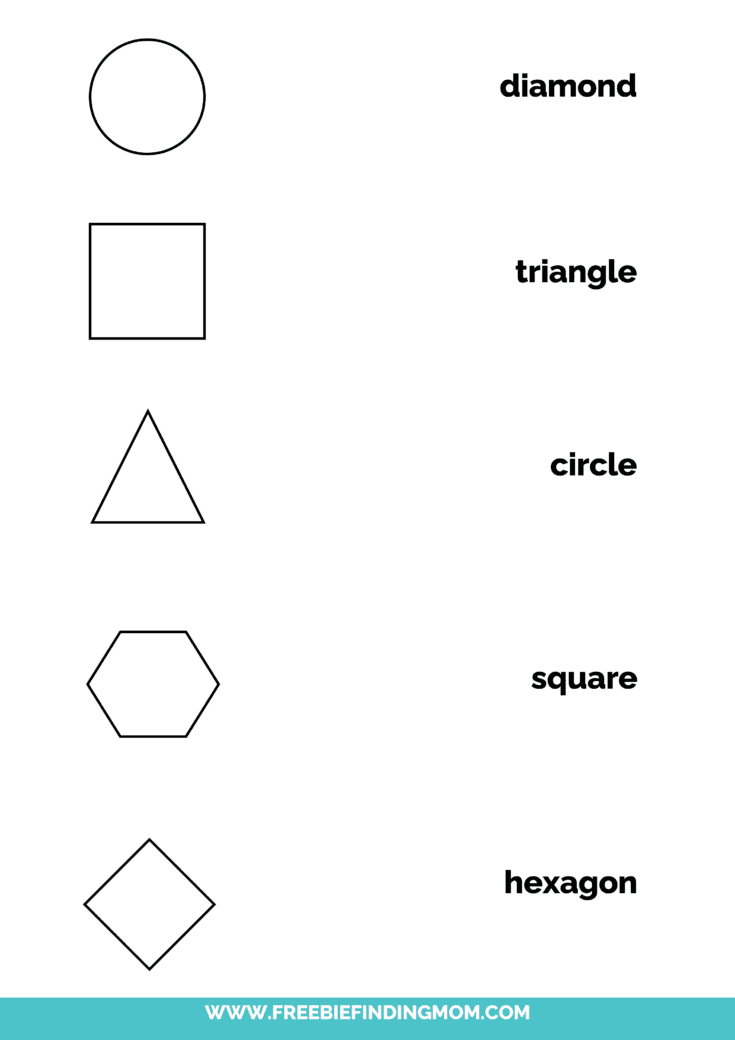 Printable Preschool Shapes Worksheets - Freebie Finding Mom