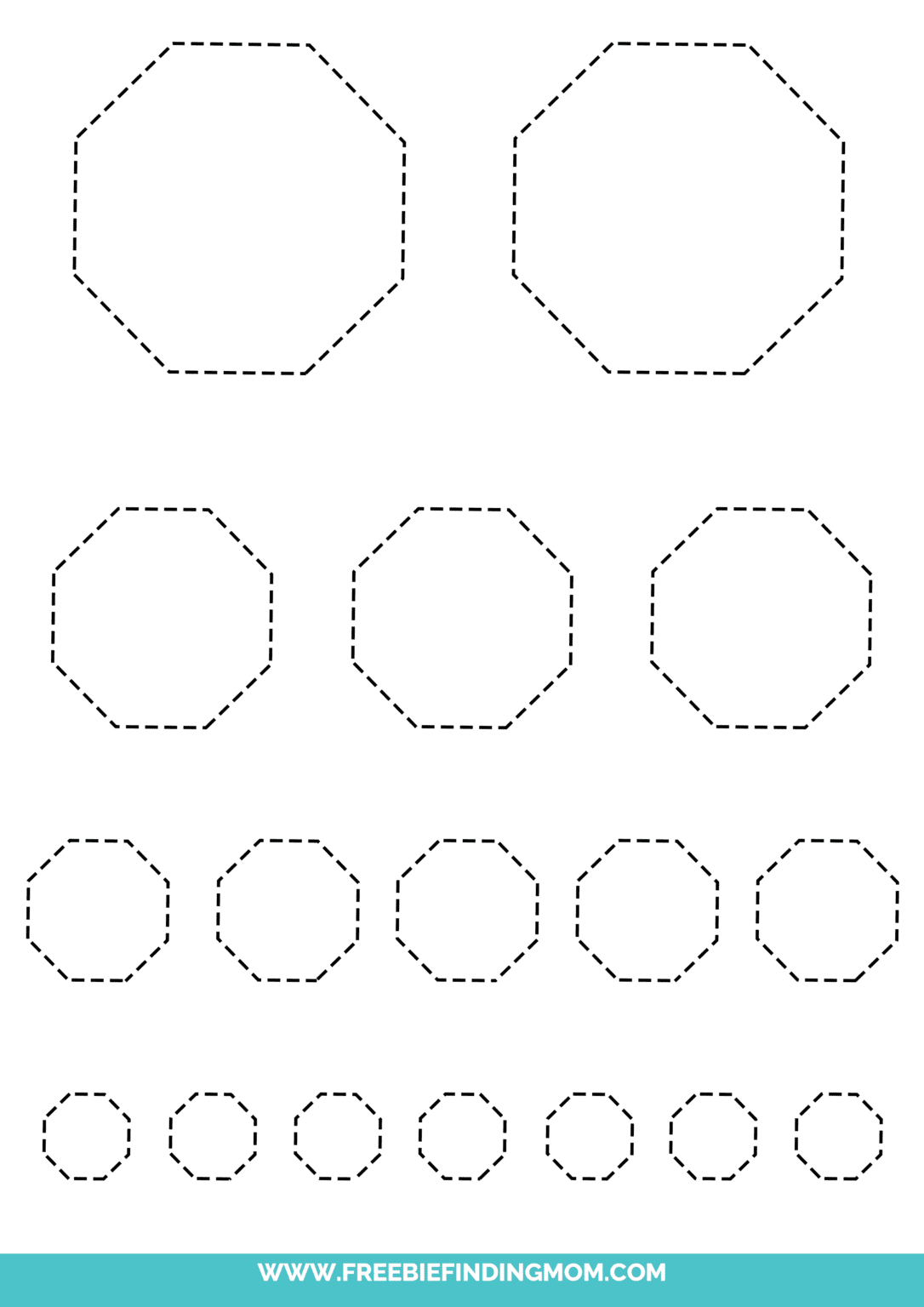 Free Printable Octagon Shape