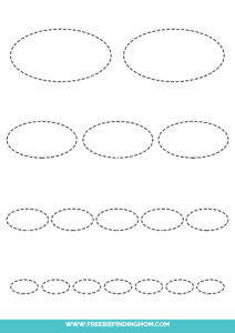 Free Printable Oval Shape