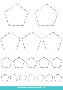 Free Printable Pentagon Shape