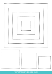 Free Printable Square Shape