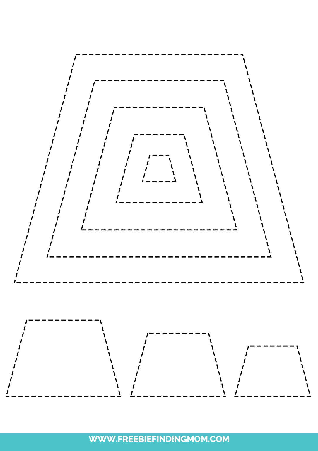 Free Printable Trapezoid Shape