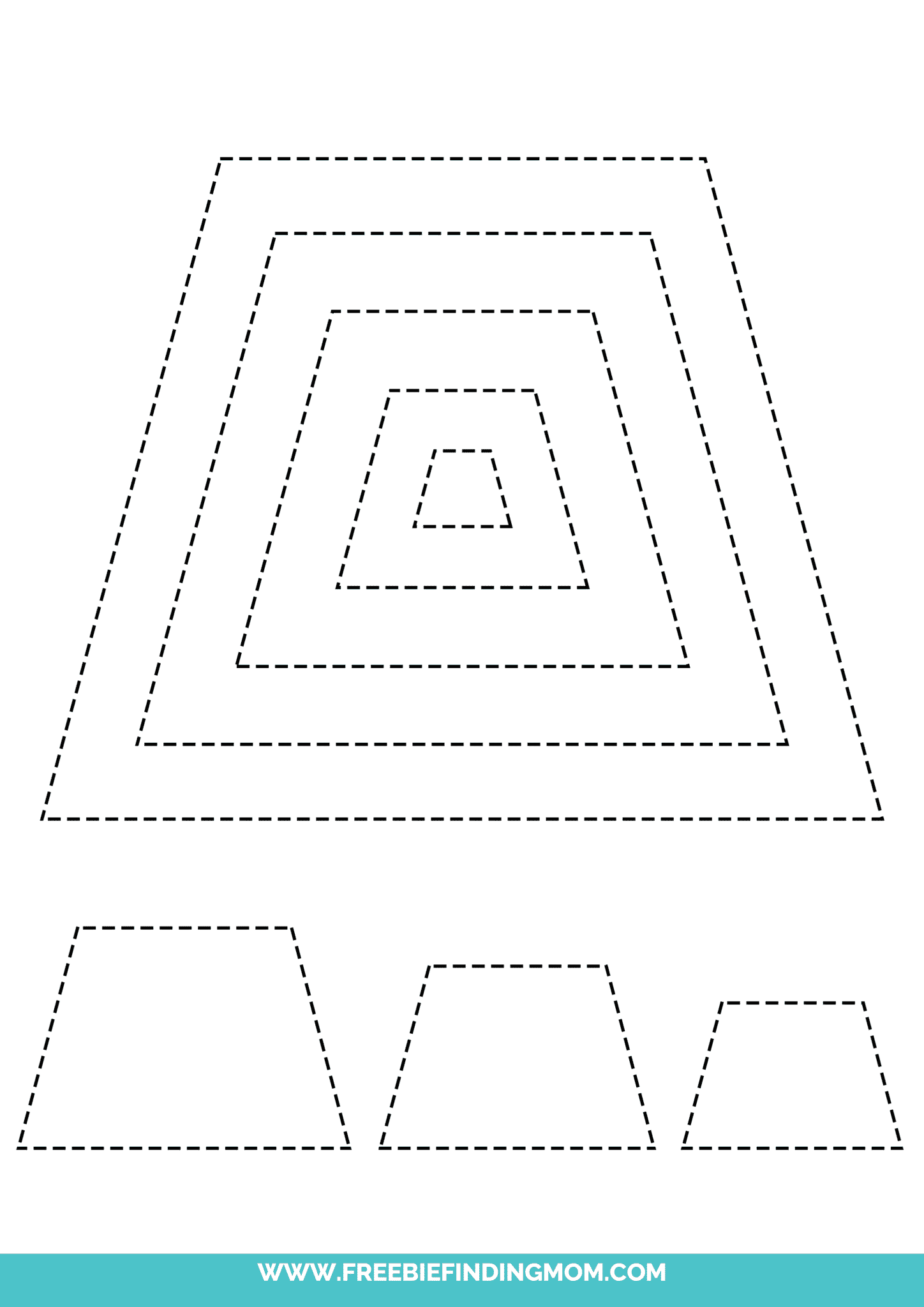 Free Printable Trapezoid Shape