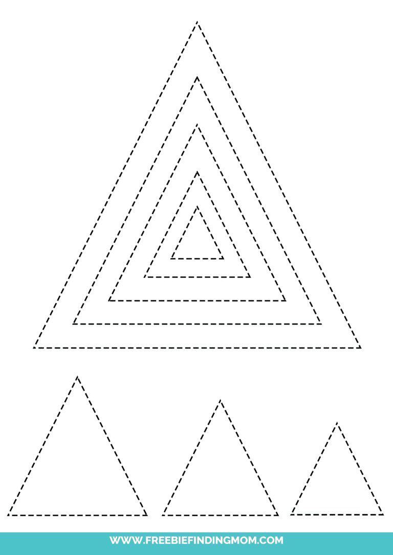 Free Printable Triangle Shape