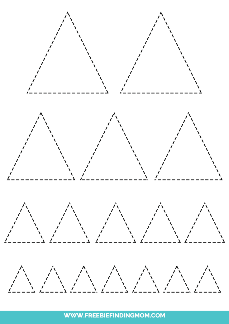Free Printable Triangle Shape
