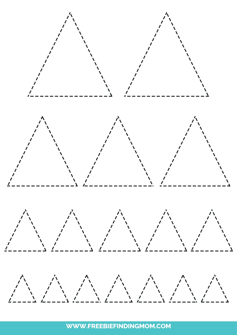 Free Printable Triangle Shape