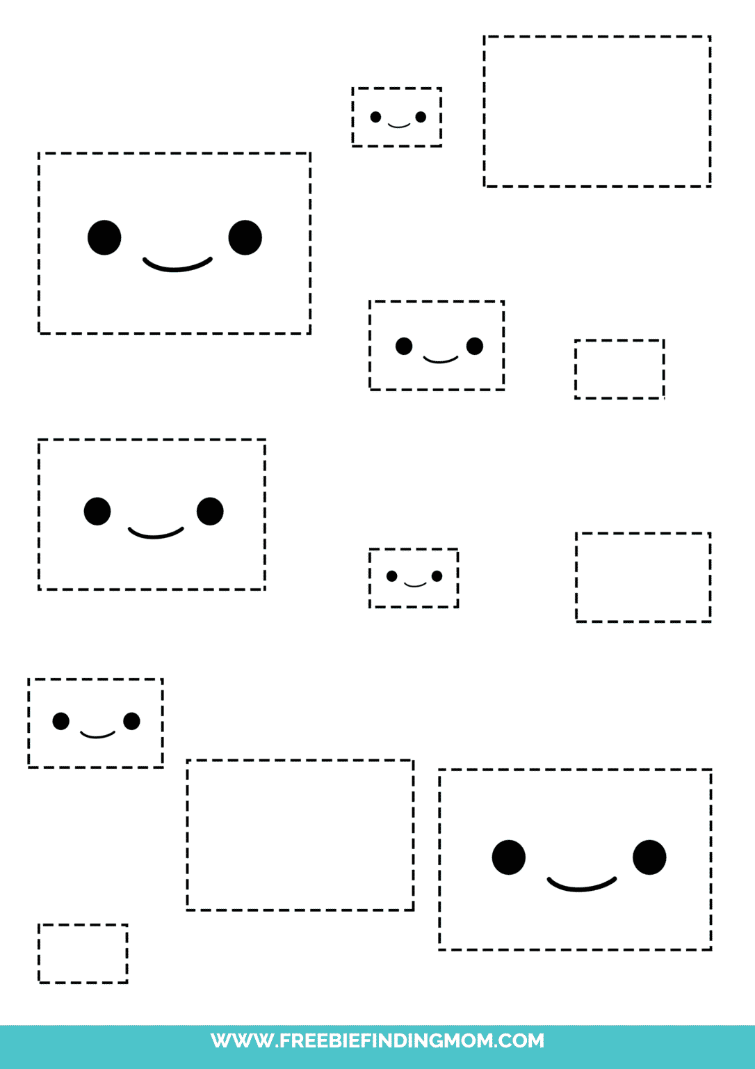 Free Printable Rectangle Shape