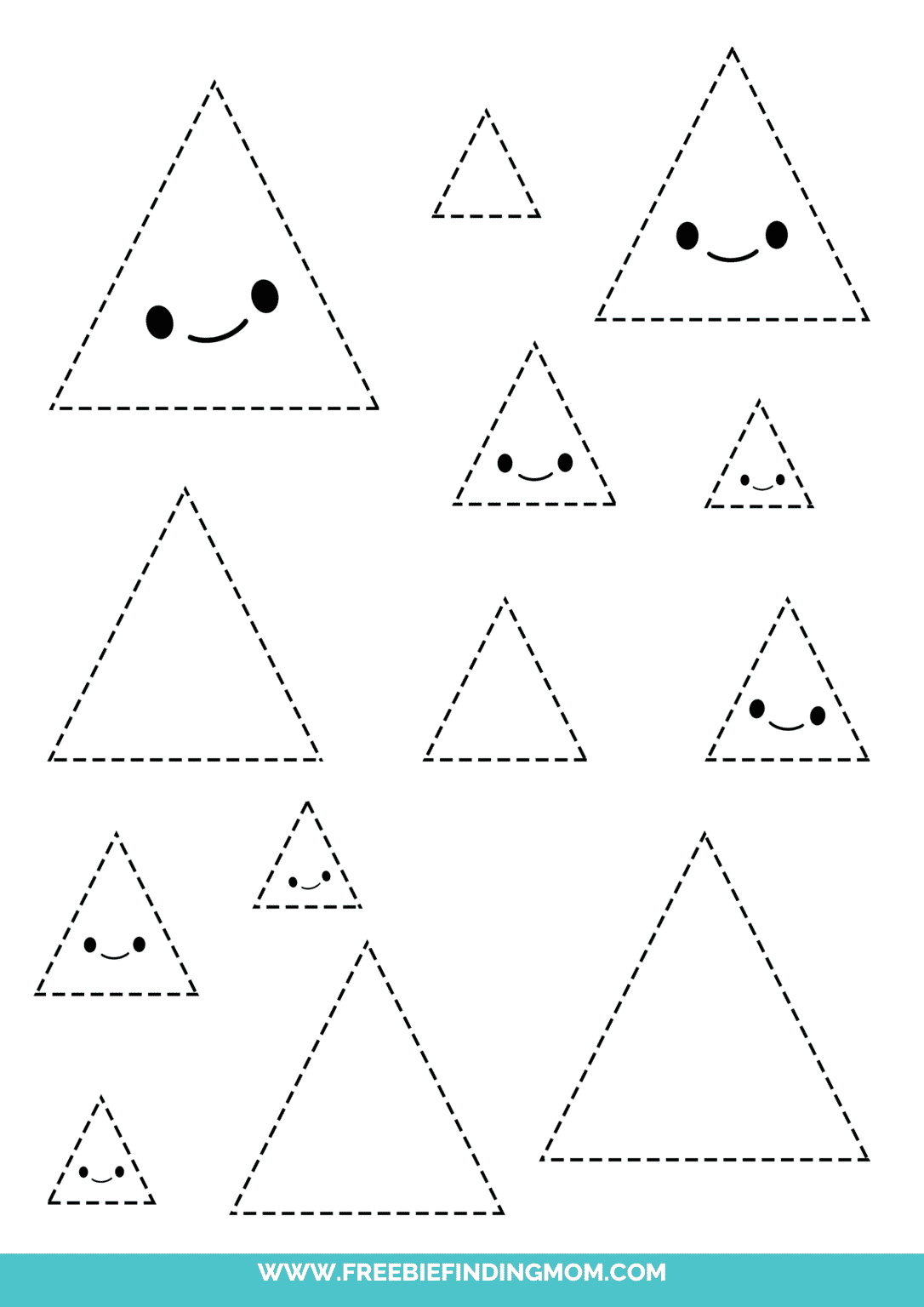 Free Printable Triangle Shape