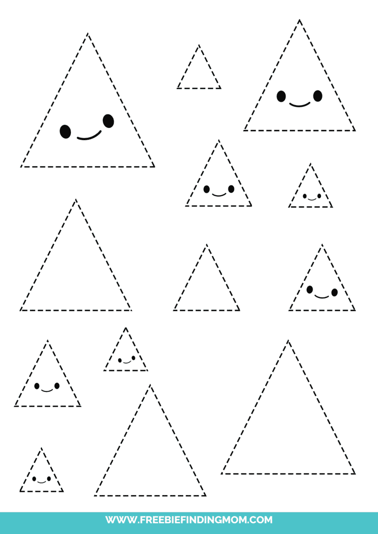Free Printable Triangle Shape