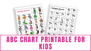 ABC Chart Printable for Kids