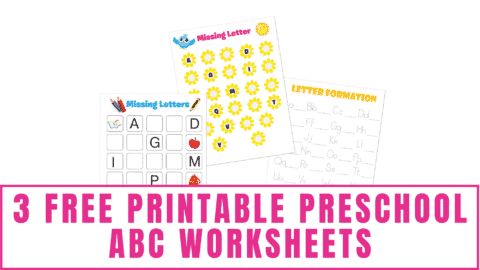 ABC Chart Printable for Kids