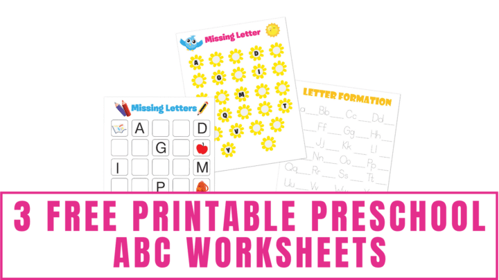 ABC Chart Printable for Kids