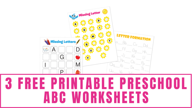 ABC Chart Printable for Kids
