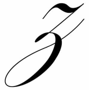 Free Cursive Letters Printable: Royal Fancy Lowercase Z