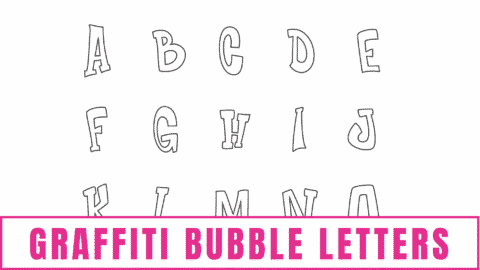 How to Draw Bubble Letters