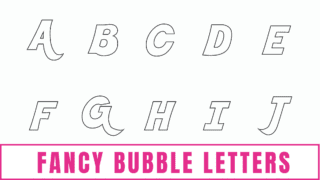 How to Draw Bubble Letters