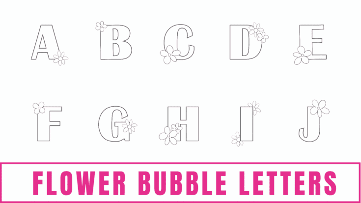Shapes Coloring Pages Printable for Adults and Kids: Flower