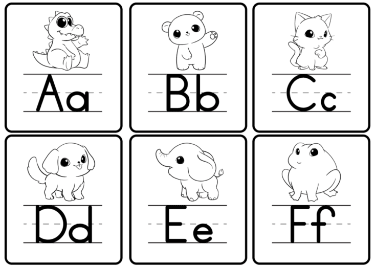 Printable Letter Flashcards (PDF Downloads)