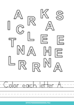 52 Letter Recognition Worksheets (PDFs) - Freebie Finding Mom