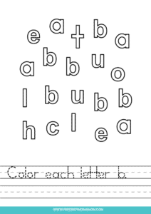 52 Letter Recognition Worksheets (PDFs) - Freebie Finding Mom