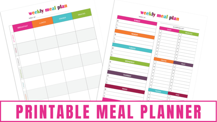 13-Page Student Planner Printable