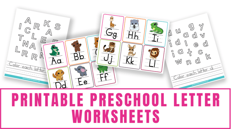Printable Preschool Letter Worksheets