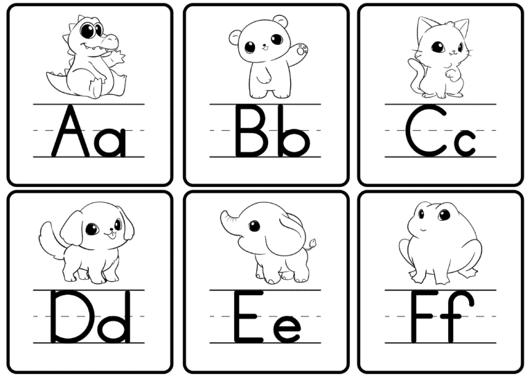 Printable Preschool Letter Worksheets