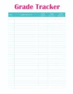 13-Page Student Planner Printable