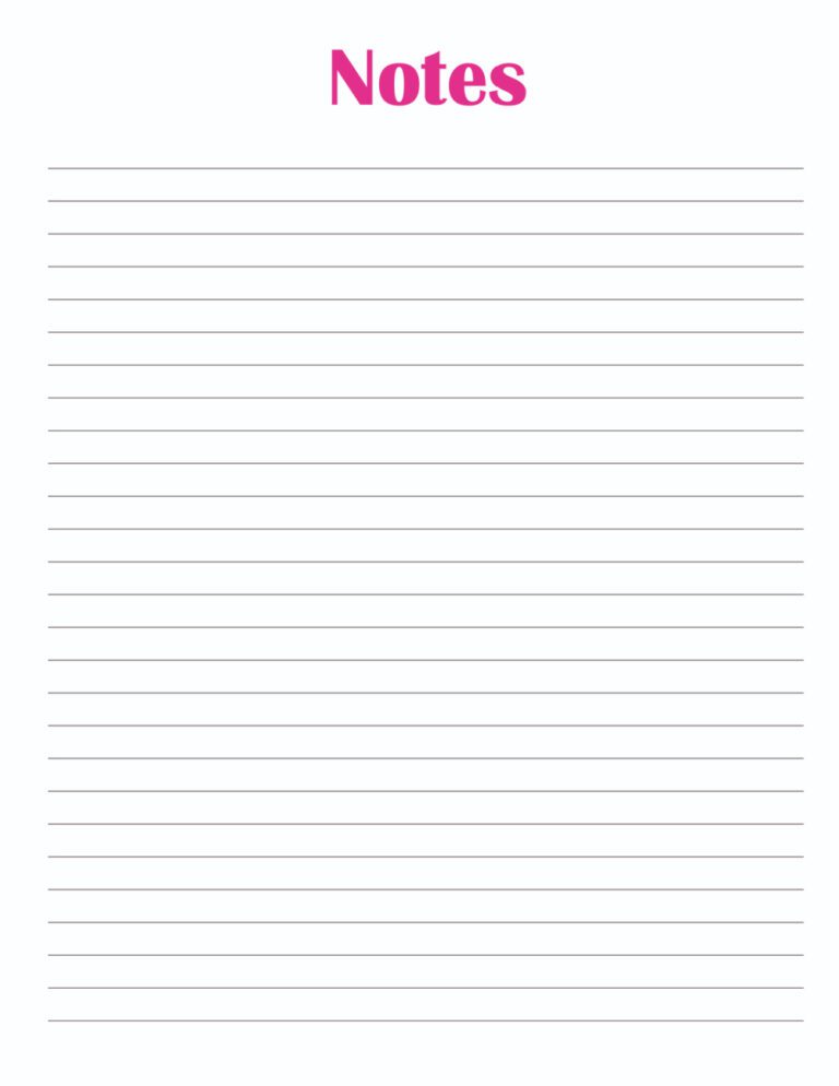 13-Page Student Planner Printable