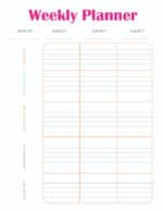 13-Page Student Planner Printable