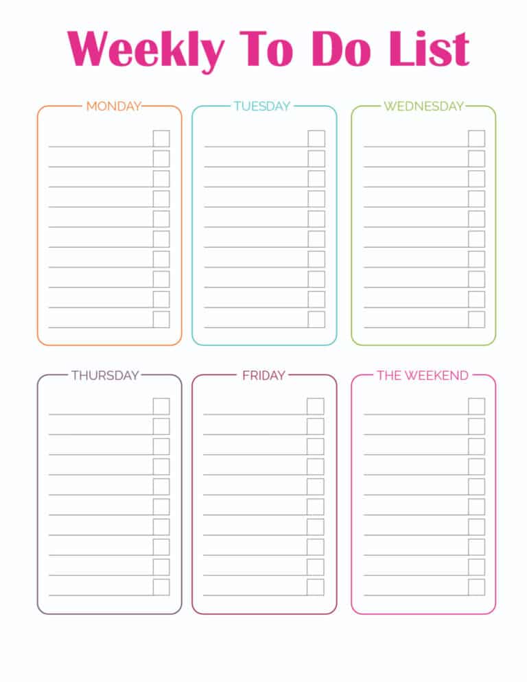 13-Page Student Planner Printable