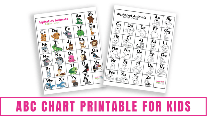 Letters of the Alphabet Printable Worksheets: Words that Start with A
