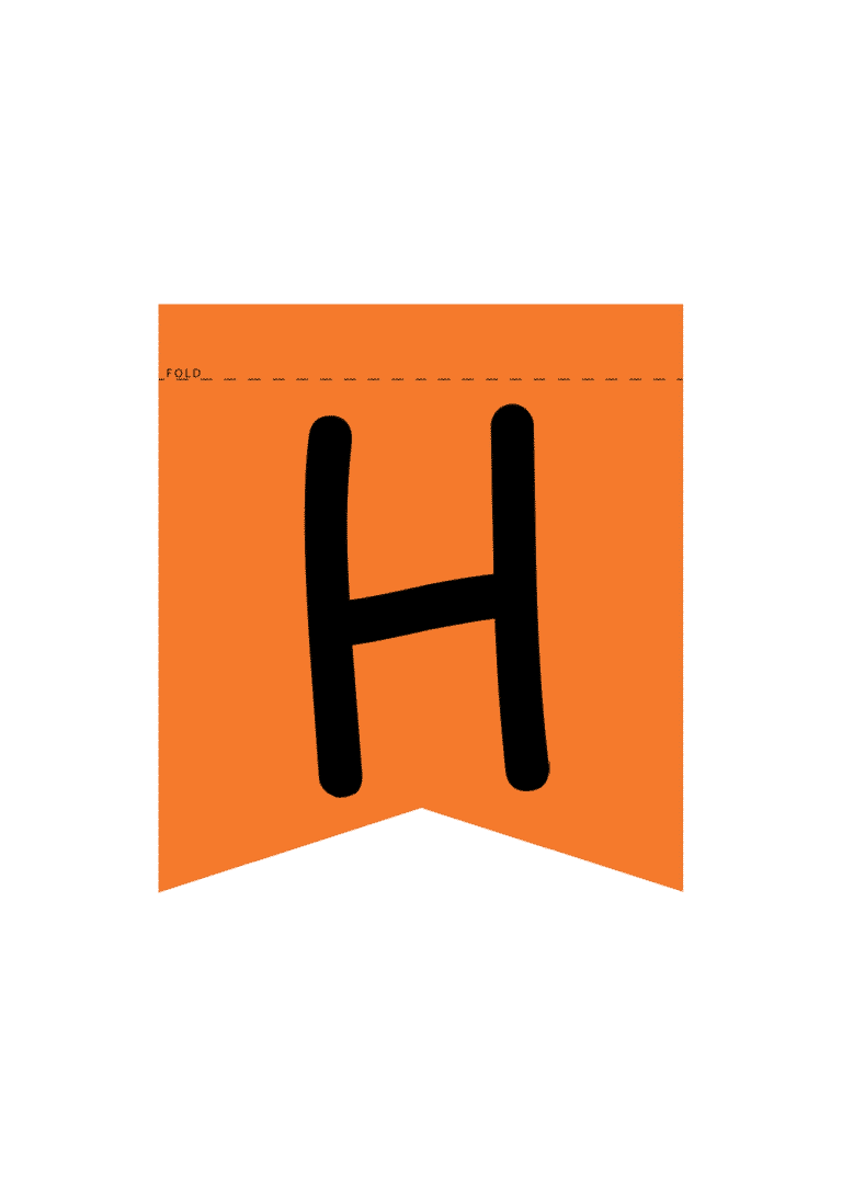 2 Halloween Bunting Printables