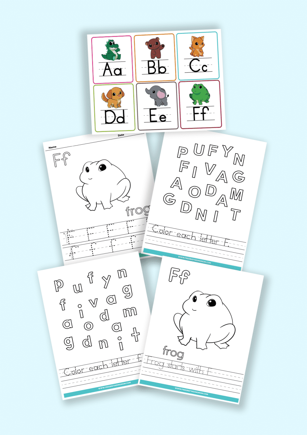 Words That Start With "F"+ Letter "F" Worksheets - Freebie Finding Mom