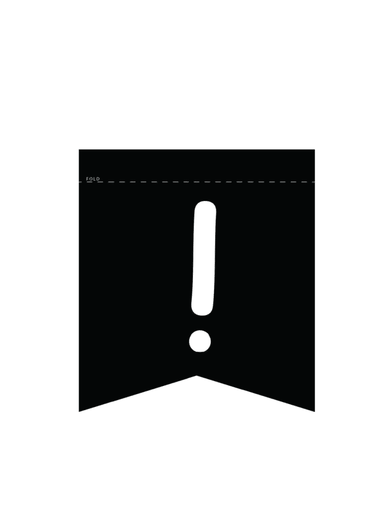 2 Halloween Bunting Printables