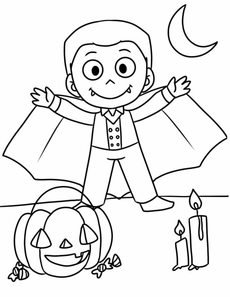 3 Free Printable Cute Halloween Coloring Pages - Freebie Finding Mom