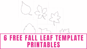 6 Free Fall Leaf Template Printables