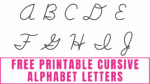 Free Royal Fancy Cursive Letters Practice Sheets - Freebie Finding Mom