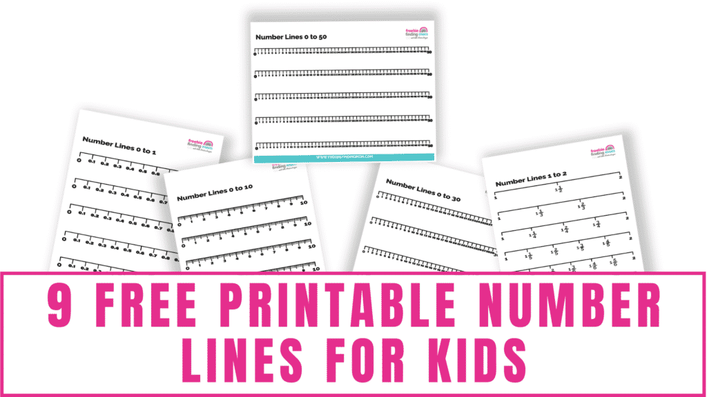 7 Free Integer Number Line Printables - Freebie Finding Mom