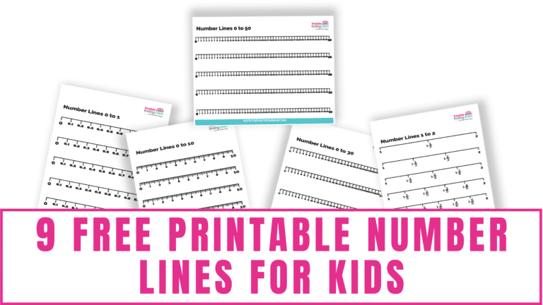 9 Free Printable Number Lines For Kids