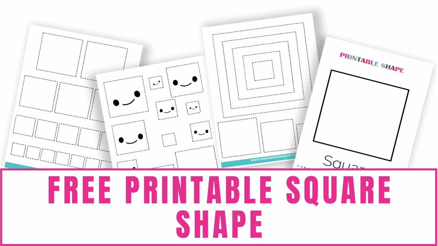 Printable Shapes Coloring Pages (PDFs) - Freebie Finding Mom