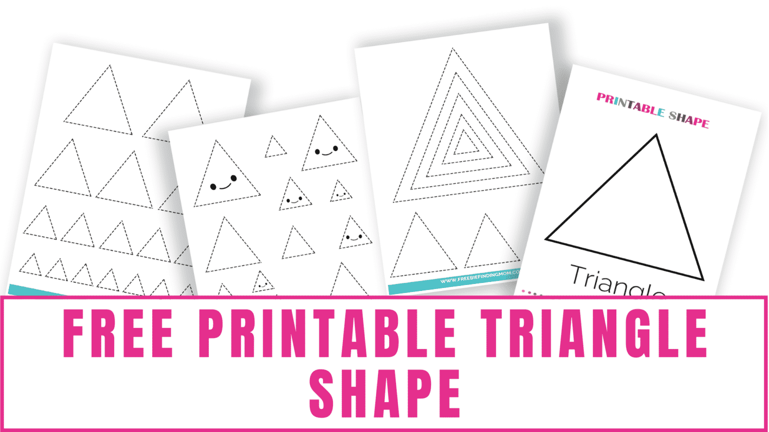 Printable Shapes Coloring Pages (PDFs) - Freebie Finding Mom